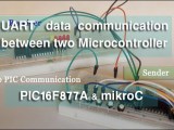 Uart Data Communication Between Two Microcontroller Use Pic16f877a